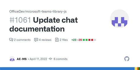 Update Chat Documentation By Ae Ms · Pull Request 1061 · Officedev