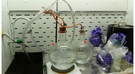 Photograph Of The Enclosed System During A Boil Showing The Flask