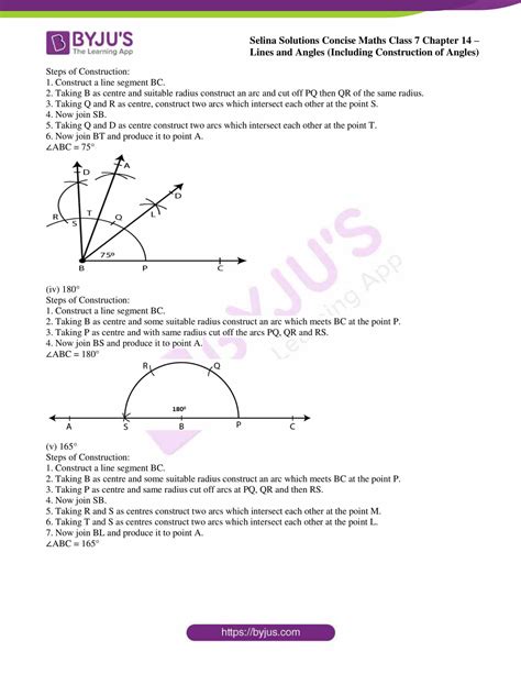 Selina Solutions Concise Maths Class 7 Chapter 14 Lines And Angles