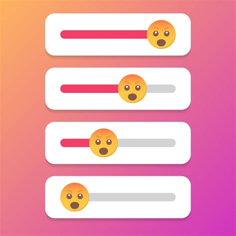 Ensemble De Curseur Sourire Pour Les Médias Sociaux Illustration