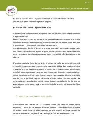 Llibret families Escola La Sínia PDF