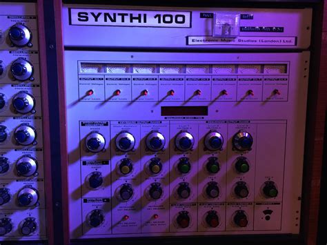 Matrixsynth Ems Synthi Night Pics With Synthi 100