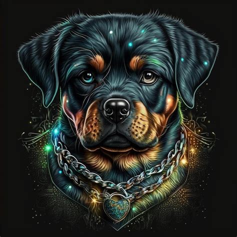 Premium Ai Image Beautiful Rottie