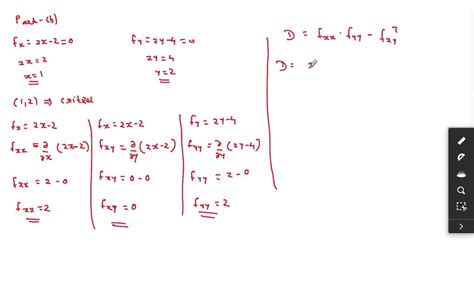 Solvedfind The Maxima Minima And Saddle Points Of Fx Y If Any