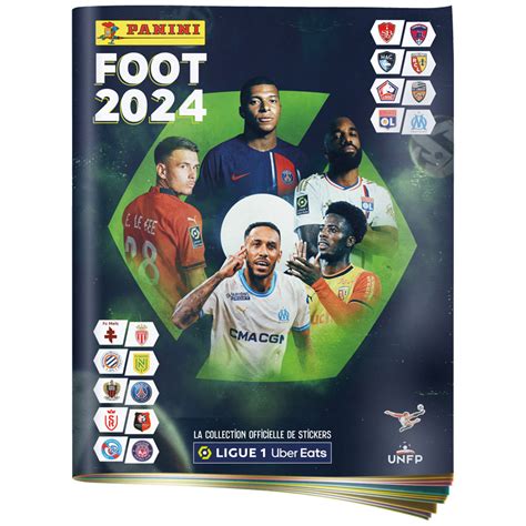 Id9 Panini Foot 2024 Ligue 1 Uber Eats Stickers Album 4 Pochettes