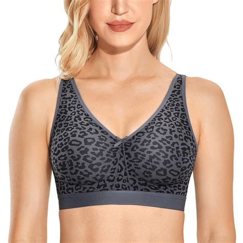 Aisilin Womens Plus Size Wireless Seamless Sleep Bra Cotton Unlined