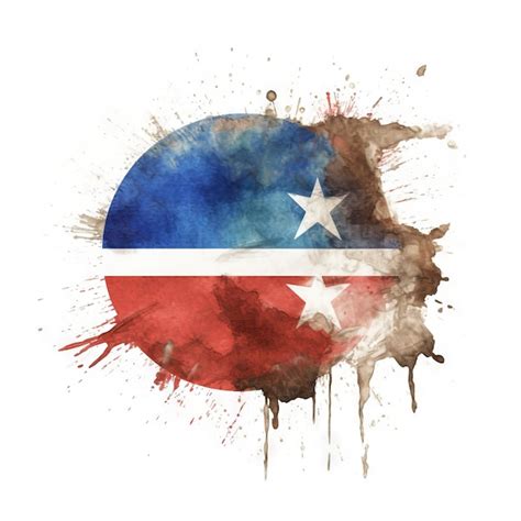 Efeito De Respingo De Bandeira De Cabo Verde Bandeira De Cabo Verde Aquarela Imagem Ai Em Fundo