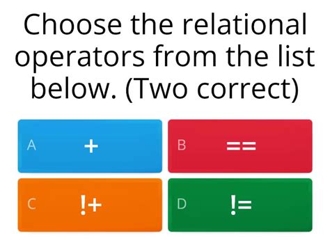 Conditions And Loops Quiz