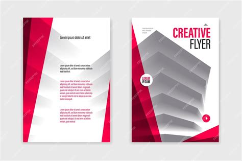 Premium Vector Business Brochure With Office Building Structure
