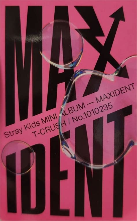 Skz ♡ Maxident T Crush Ver Póster De Tipografía Collage De Fotos