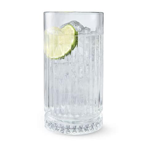 6 Clear Manhattan Hiball Glasses Kmart