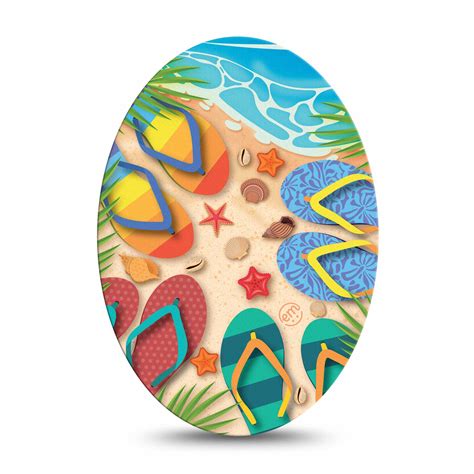 Expressionmed Flip Flops Medtronic Guardian Enlite Universal Oval Patch