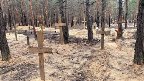 疑俄軍撤退大屠殺 伊久姆亂葬崗埋440遺體