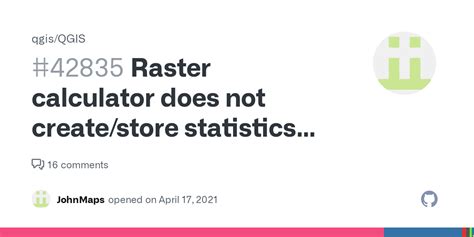 Raster Calculator Does Not Createstore Statistics For Output Rasters