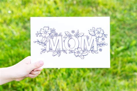 Free Printable Mothers Day Cards To Color Mom Envy