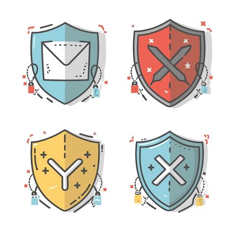 Premium Vector Security And Protechtion Sheild Illustration