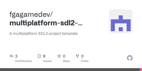 Github Fgagamedevmultiplatform Sdl2 Project Template A