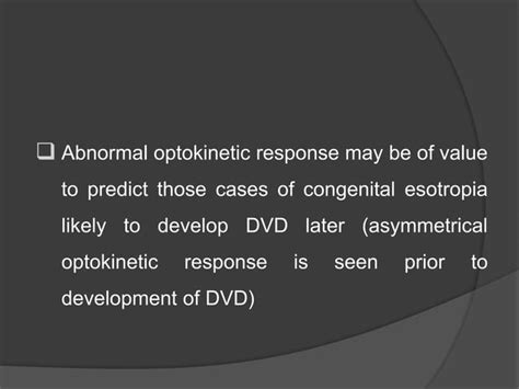 Dissociated Vertical Deviation Dvd Pptx Eye And Vision Conditions Diseases And Conditions