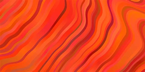 Light Orange Vector Pattern With Curved Lines 1949505 Vector Art At Vecteezy