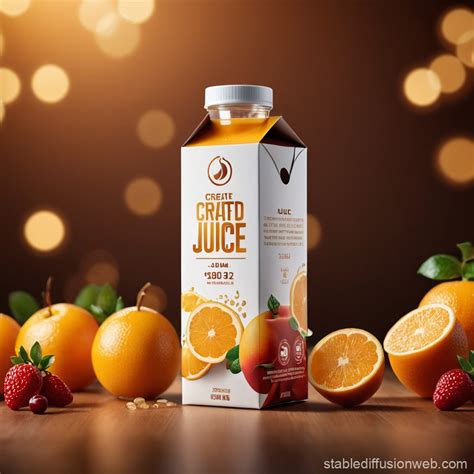 Cardboard Juice Packaging Design Stable Diffusion Online