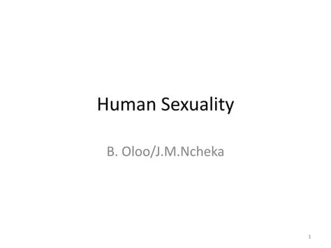 3 5 Human Sexuality Ppt