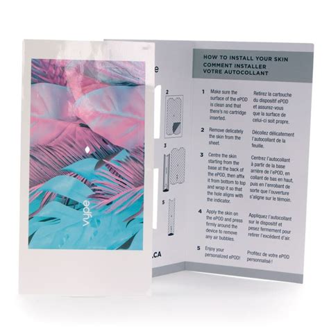 Vuse Epod Skins Customize Kit Colors 180 Smoke Canada 180 Smoke