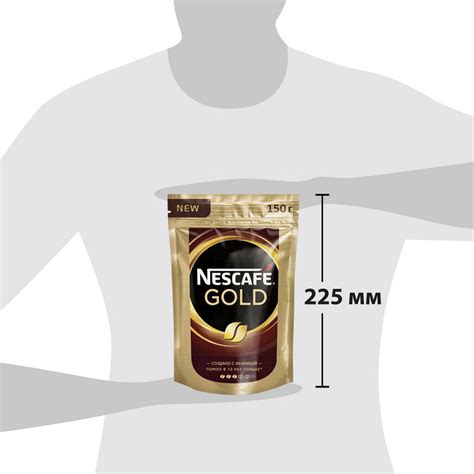 Кофе растворимый Nescafe Gold 150 г (пакет) арт. 228517 - купить в ...