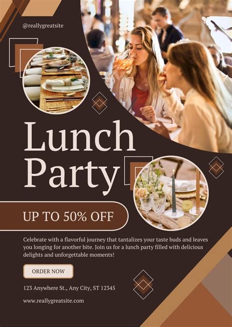 Free And Customizable Lunch Templates