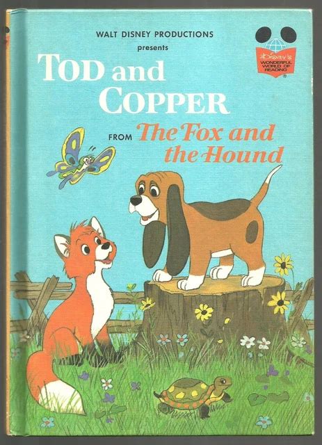Disneys Wonderful World Of Reading Book Tod And Copper The Fox And The Hound £300 Picclick Uk