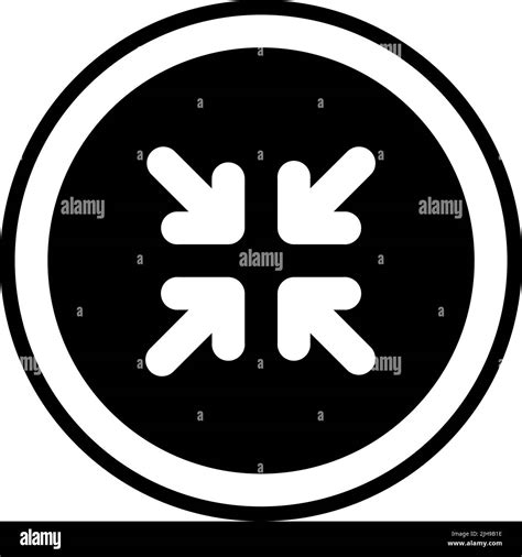 Minimize Arrow Black And White Stock Photos Images Alamy