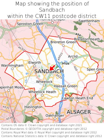 Where Is Sandbach Sandbach On A Map