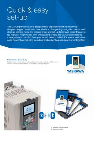 5 HP Yaskawa Ga700 Ac Drives For Industrial Machinery At 10000 Piece