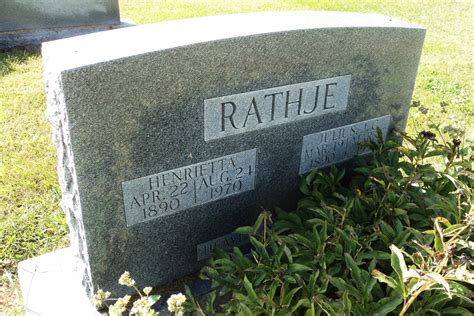 Julius John Carl Rathje 1890 1953 Find A Grave Memorial