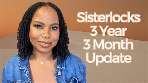 Sisterlocks 3 Year 3 Month Update Retie Hair Color Combining Locs