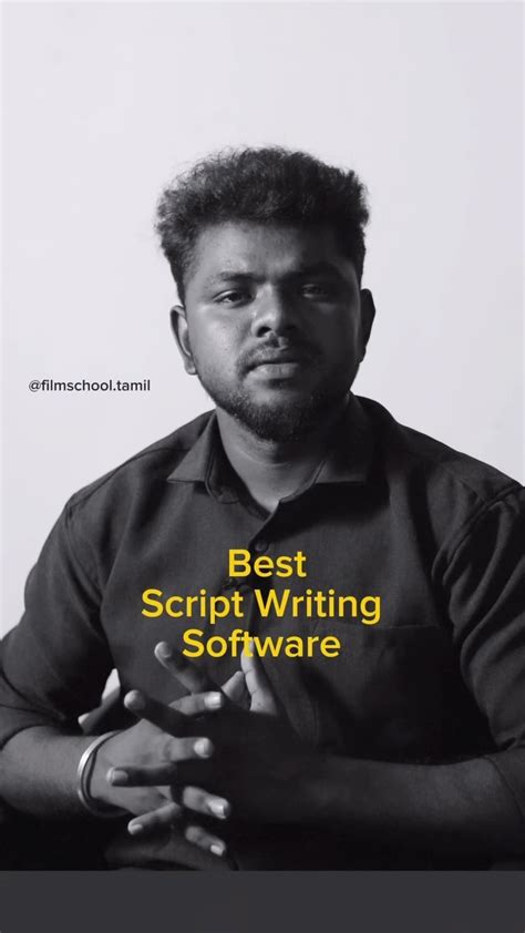 Filmschooltamil Best Script Writing Software Movie Script Learn