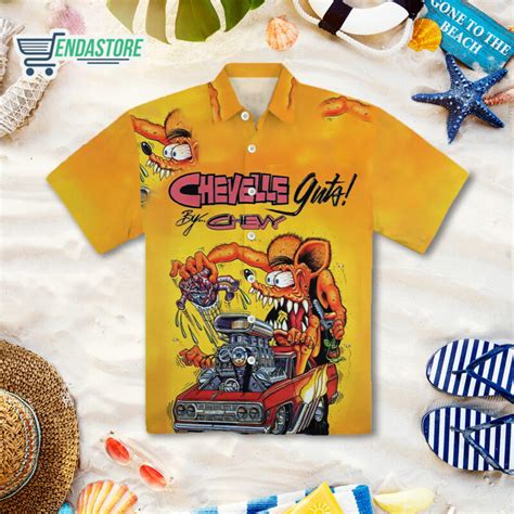 Rat Fink Rattail Hot Rod Hawaiian Vintage Shirt