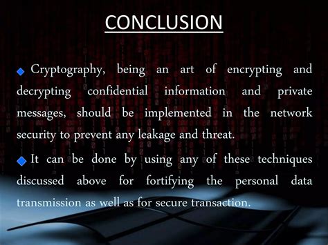 Cryptography A Science Of Secure Writing Pptx Information And