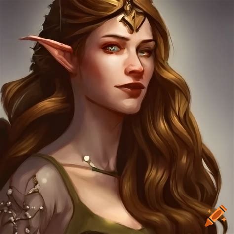 Character Artwork Of Sylara The Elven Strategist On Craiyon