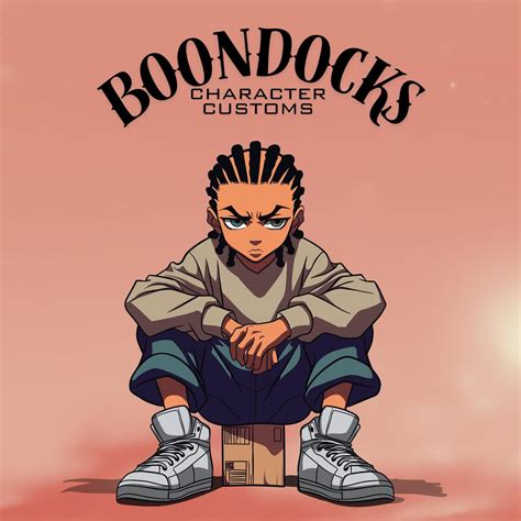 Custom Boondocks Style Character Personalized Digital Art Etsy