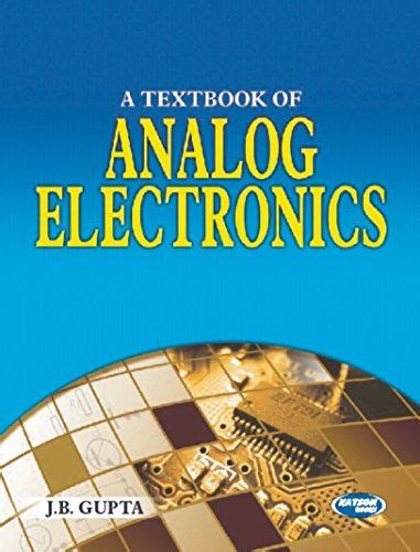 A Textbook Of Analog Electronics For Rtu Araavat