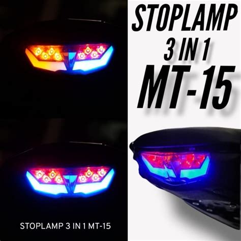 Yamaha Mt15 Lampu Belakang Led Motorsikal Mt 15 Tail Lamp Mslaz150 Le