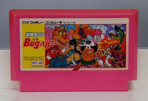 メルカリshops ファミコン 高橋名人のbugってハニー