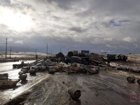 Водитель грузовика сгорел заживо в массовом ДТП под Волгоградом