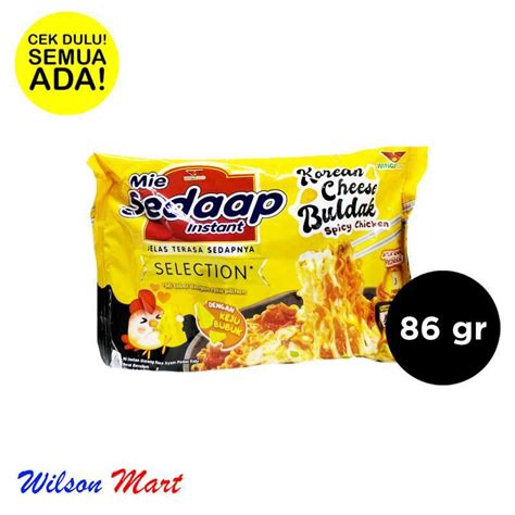 Jual Mie Sedaap Instant Selection Rasa Korean Cheese Buldak Spicy Chicken Di Seller Wilson Mart