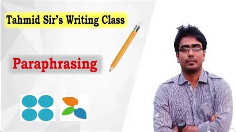 Paraphrasing Short Technique Bangla Ielts Writing Bangla Tahmid Sir