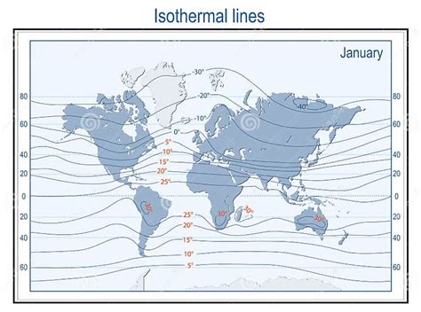 Isotherm World Map Stock Vector Illustration Of Design 192683909