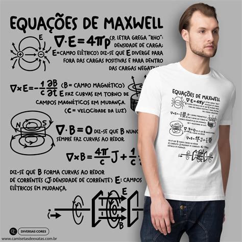 T Shirt Quality EquaÇÕes De Maxwell [1] Em Camisetas De Exatas