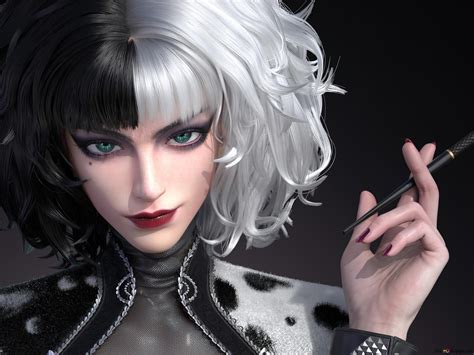 Cruella Cgi K Wallpaper Download