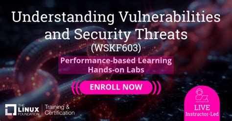 Understanding Vulnerabilities And Security Threats Wskf603 Linux Foundation Training