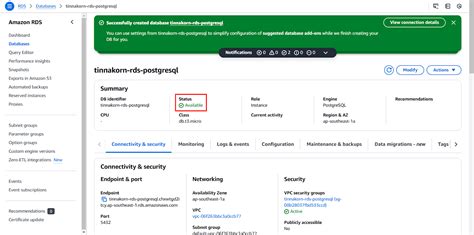 การสร้าง Rds For Postgresql และเชื่อมต่อจาก Ec2 บน Aws Developersio